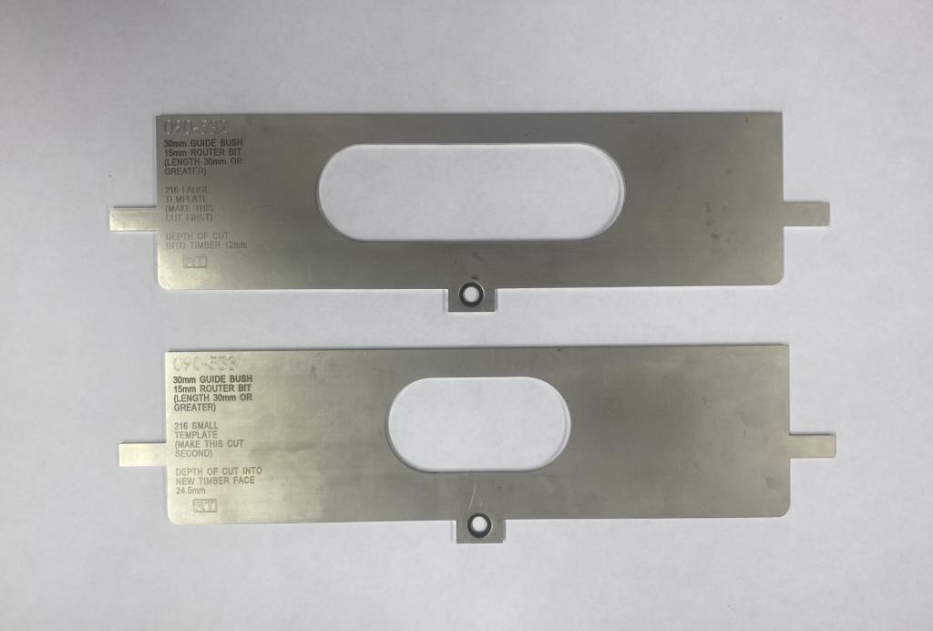 SOSS HINGES 218 Template - Colquhoun's