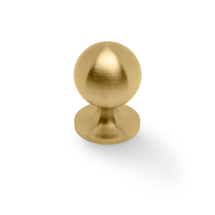 Plain Caesar Cupboard Knob On Round Rose - AW844 - Colquhoun's